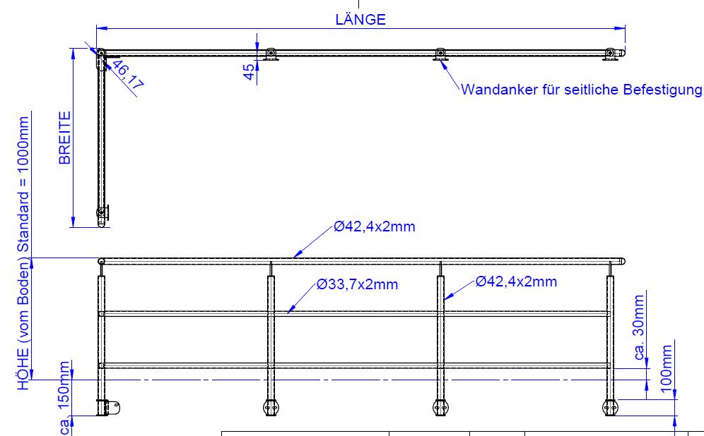 Handläufe & Geländer aus Edelstahl - Made in GermanyEdelstahl Eck ...